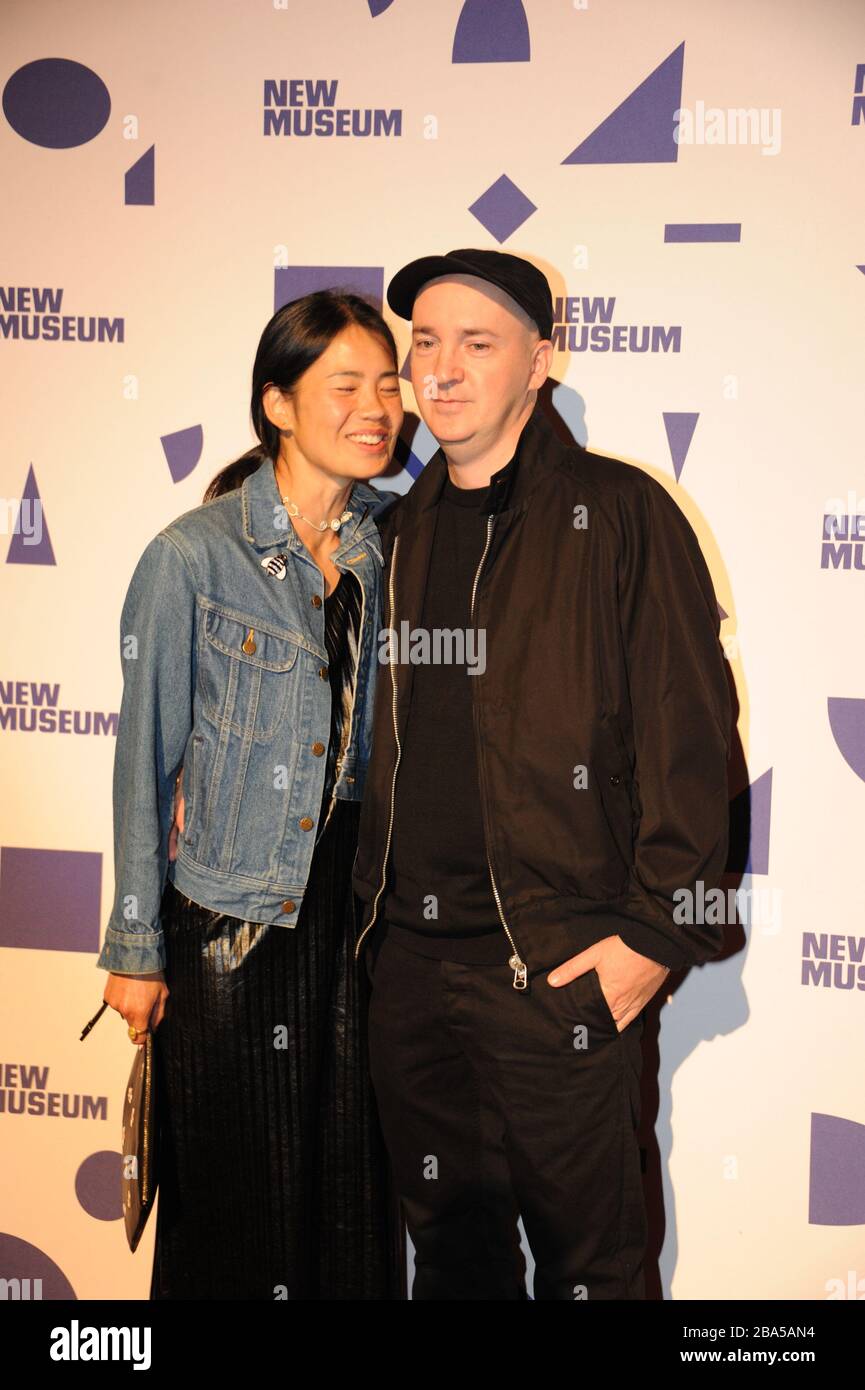 The artist Kaws, aka Brian Donnelly, at the New Museum gala 2019 at ...