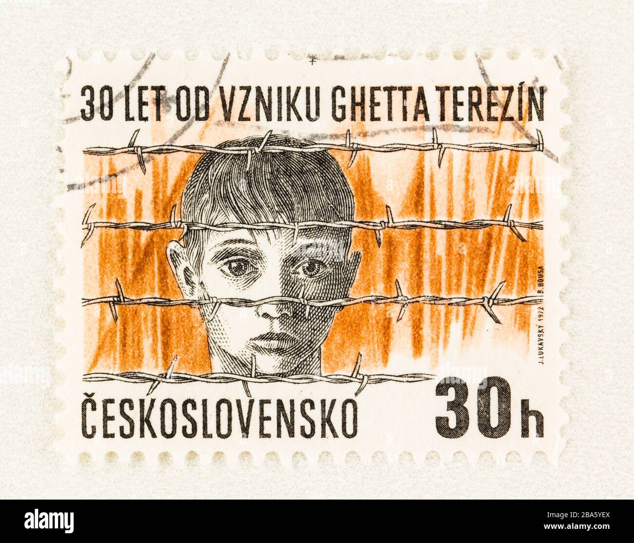 SEATTLE WASHINGTON - March 25, 2020: Czechoslovakia postage stamp ...