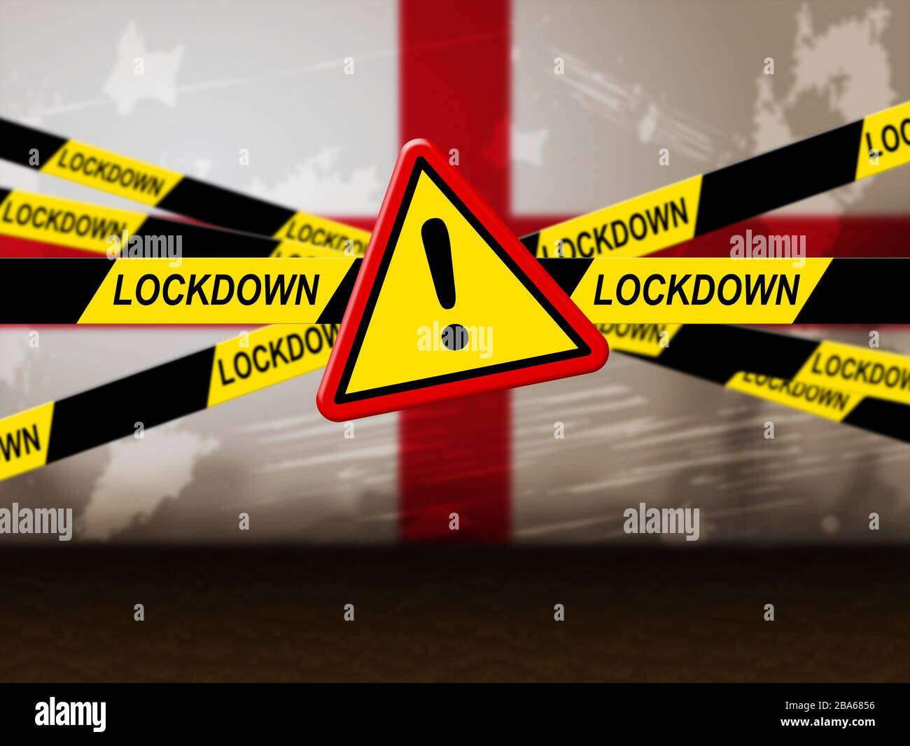 England lockdown preventing coronavirus spread or outbreak. Covid 19 ...