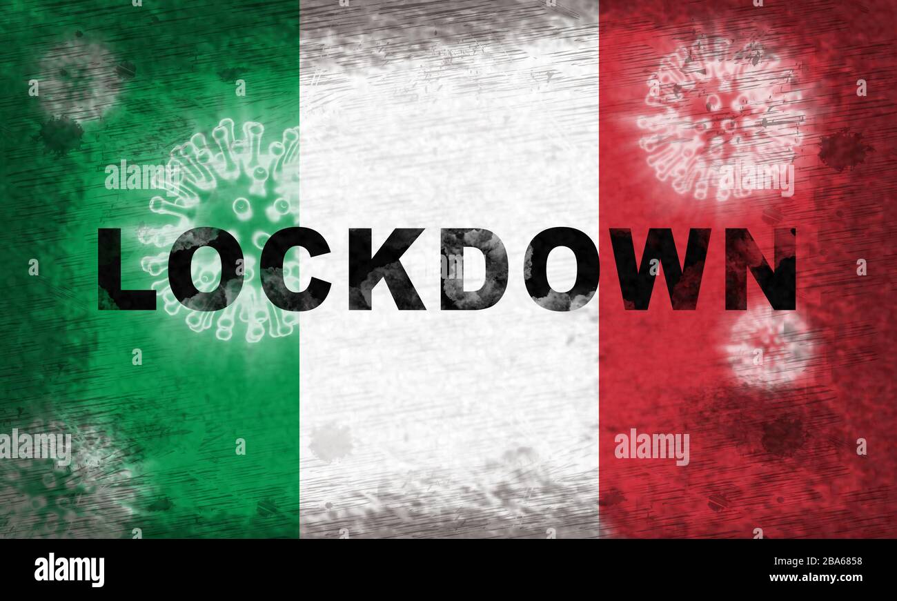 Italy lockdown stopping ncov epidemic or outbreak. Covid 19 Italian ban ...