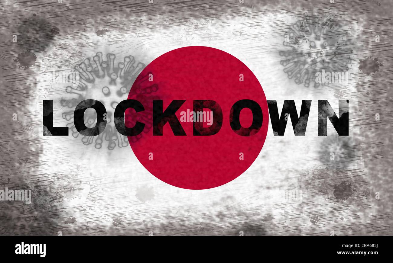 Japan lockdown stopping ncov epidemic or outbreak. Covid 19 Japanese ...