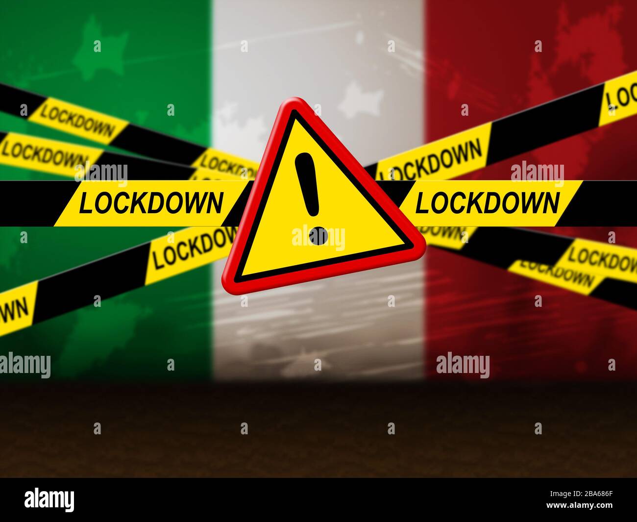 Italy lockdown stopping ncov epidemic or outbreak. Covid 19 Italian ban ...