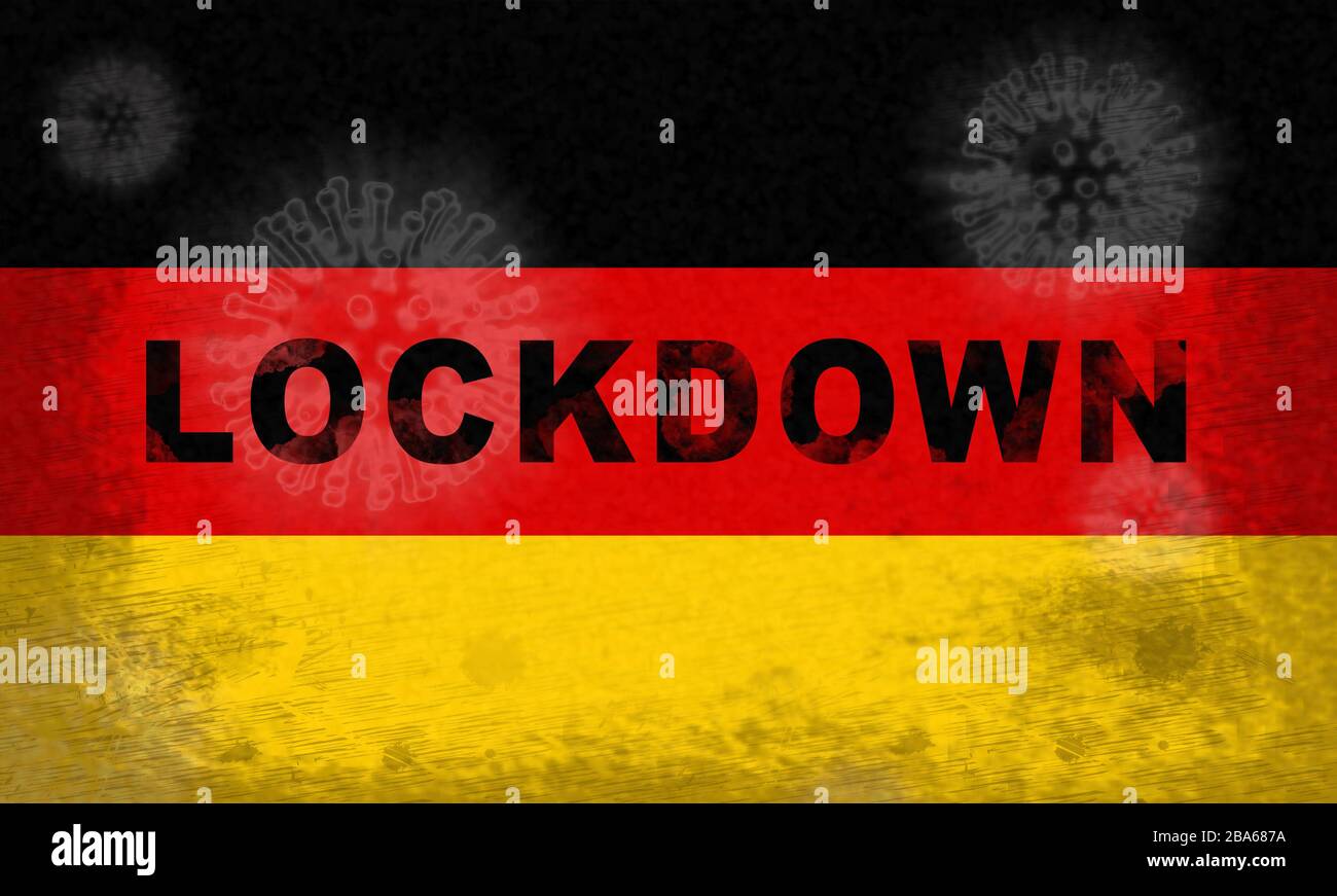 Germany lockdown stopping ncov epidemic or outbreak. Covid 19 German ...