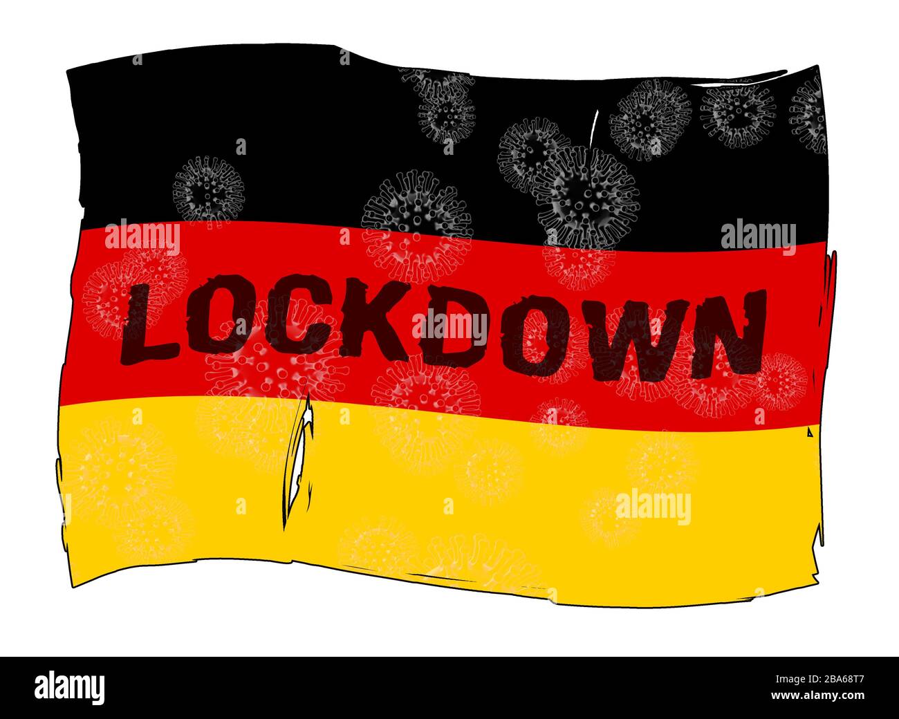 German lockdown stopping ncov epidemic or outbreak. Covid 19 Germany ...