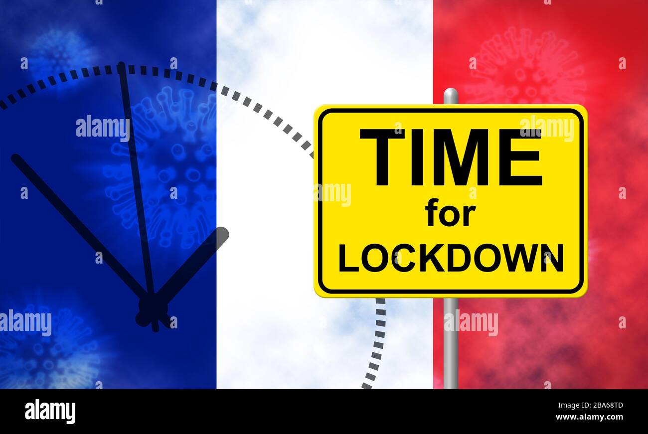 France lockdown to stop french ncov epidemic and outbreak. Covid 19 ...