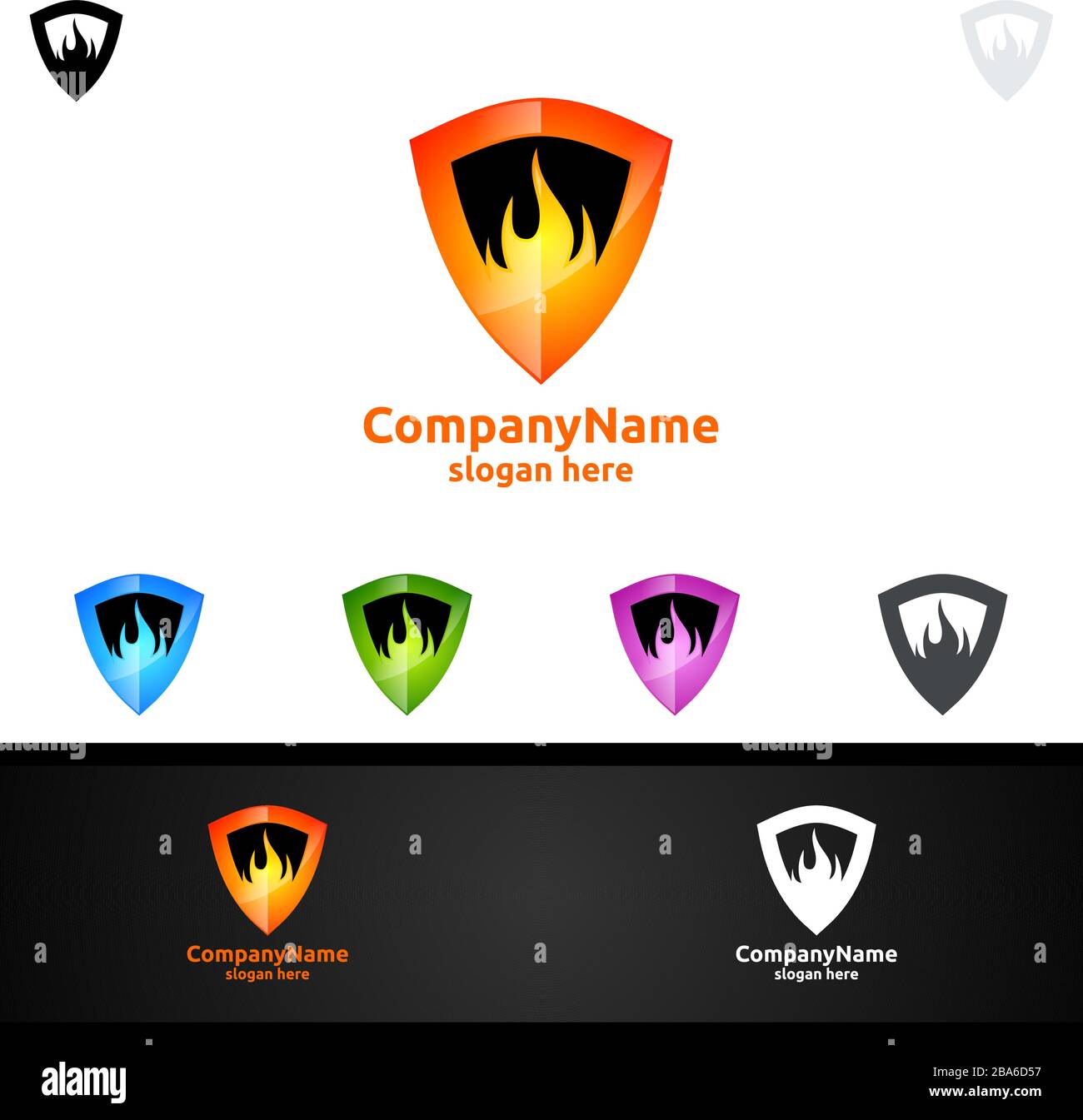 Fire Flame Element Vector Logo Design Stock Vector Image & Art - Alamy