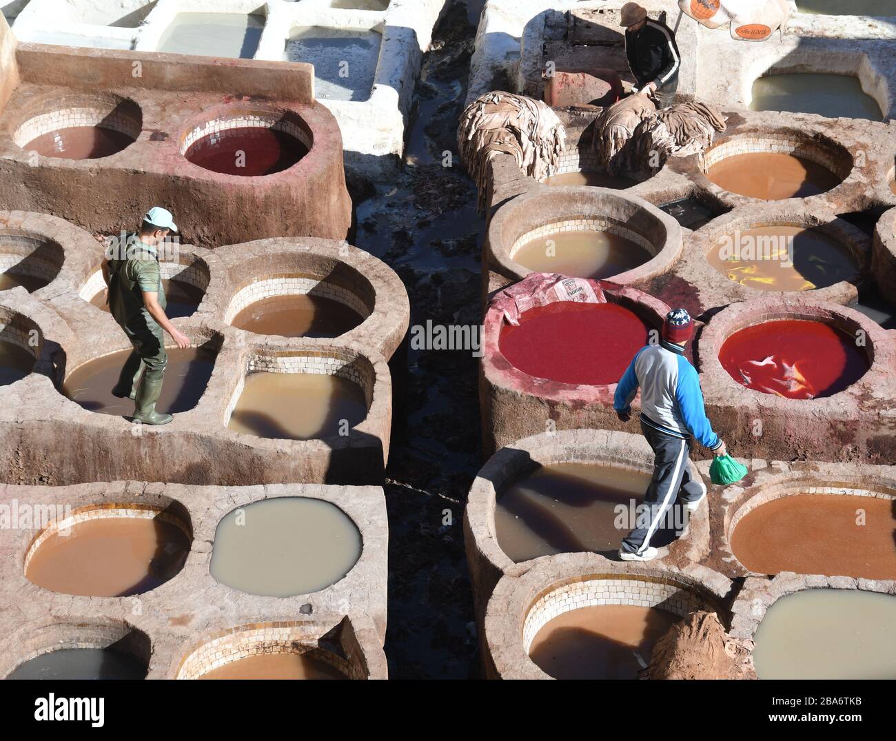 Racine, Wisconsin, USA. 27th Feb, 2020. The Tannerie Chouara leather ...