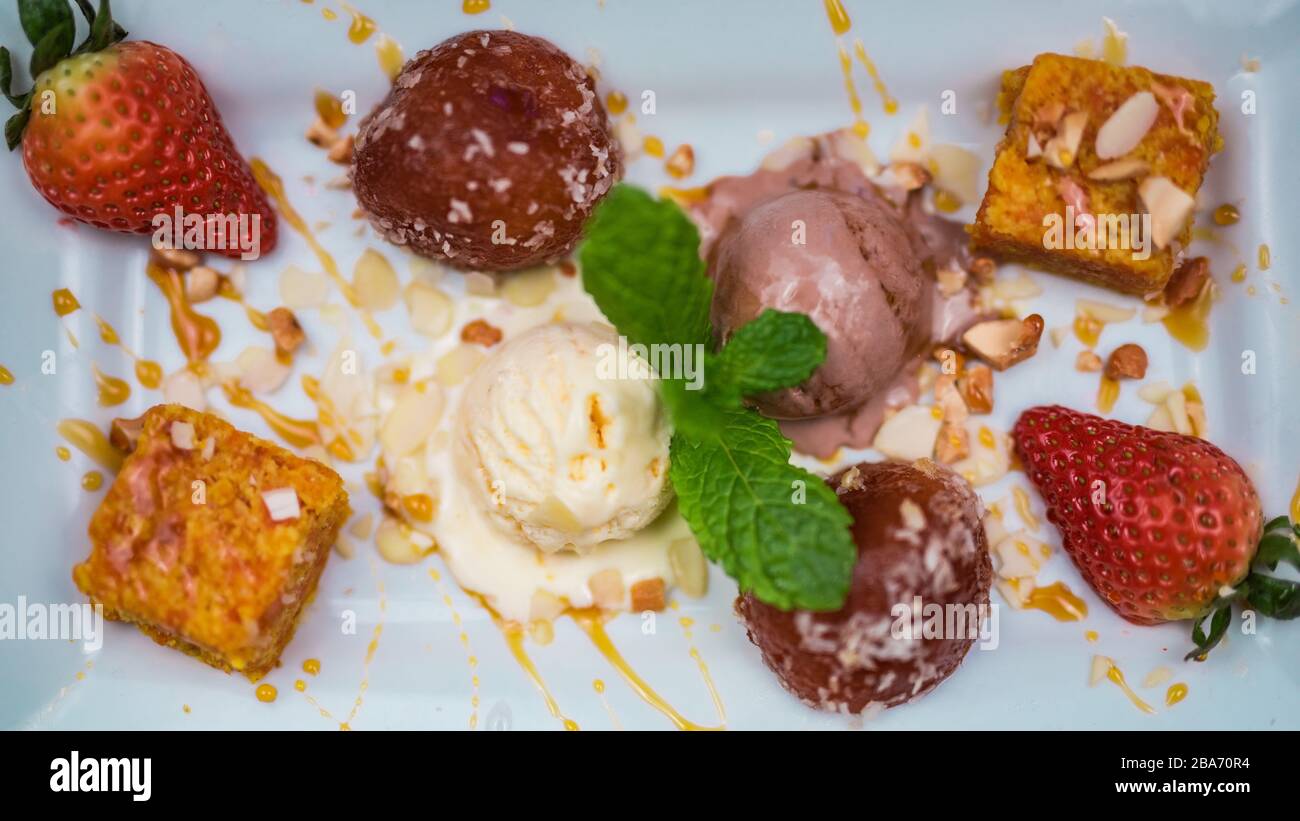 Gulab jamun is a milk-solid-based sweet from the Indian subcontinent ...
