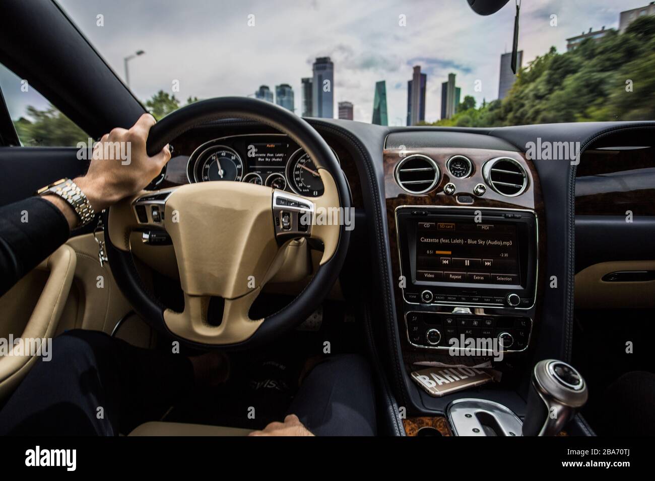 Driver in the direction of a car Stock Photo - Alamy