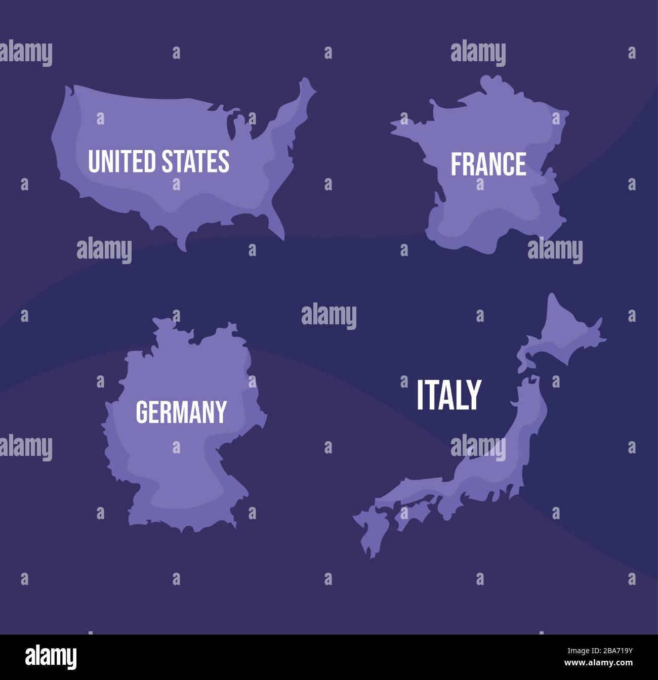 continents of the world, map vector illustration design Stock Vector ...