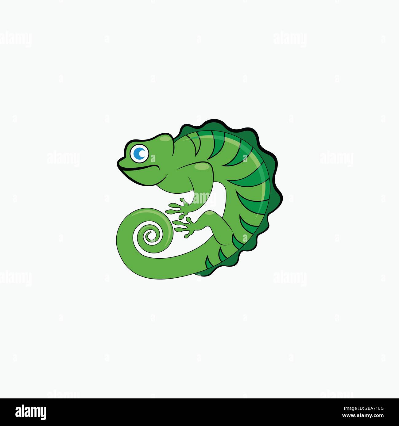 Gecko Lizard Logo Vector Design Template Stock Vector Image & Art - Alamy