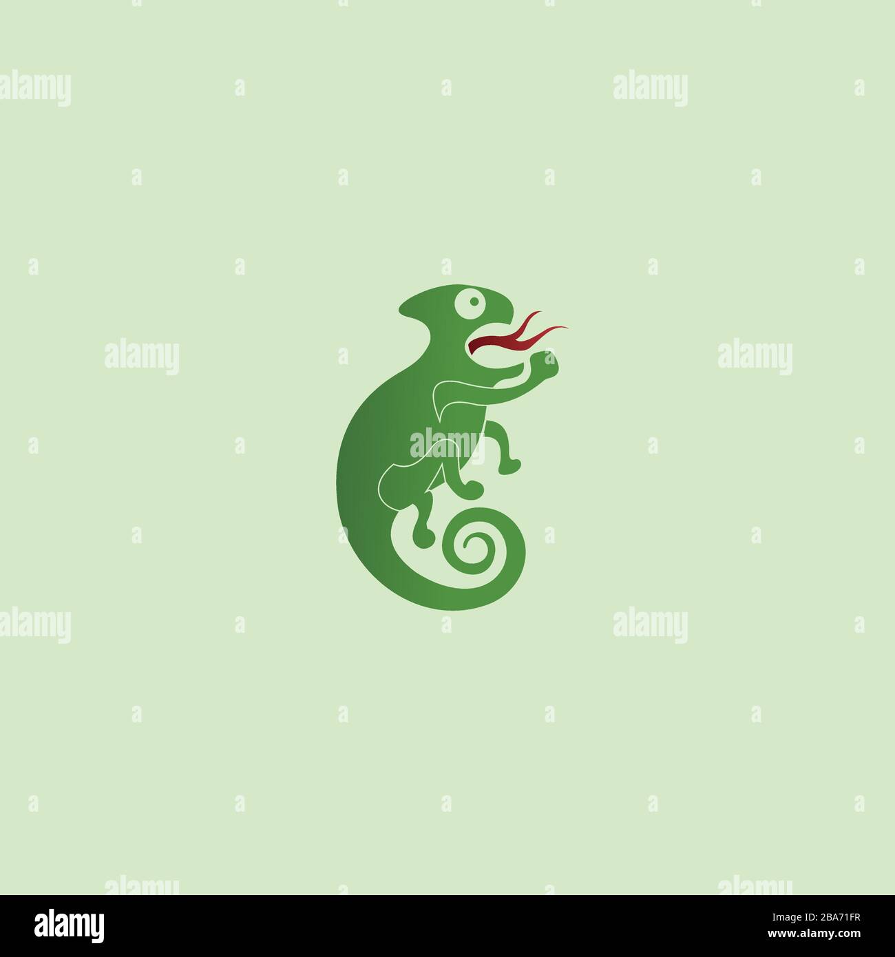 Lizard logos hi-res stock photography and images - Alamy
