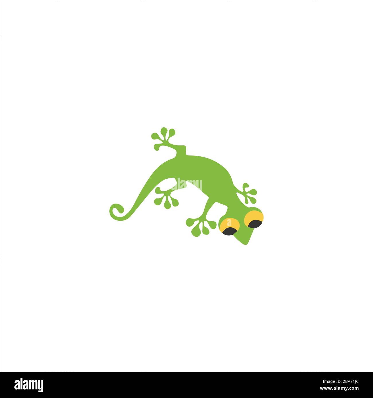 Gecko Lizard Logo Vector Design Template Stock Vector Image & Art - Alamy