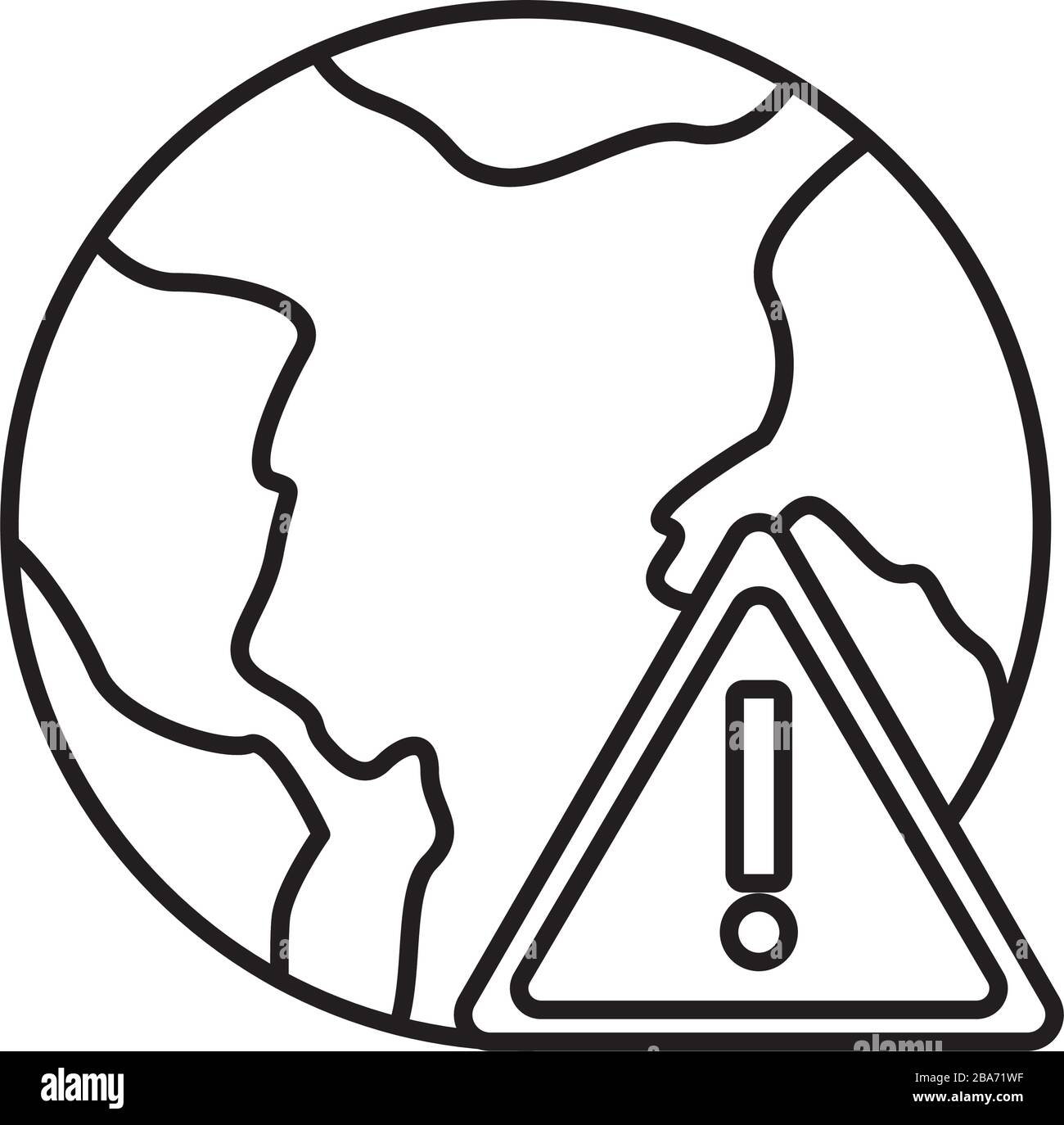 Triangle world map Black and White Stock Photos & Images - Alamy