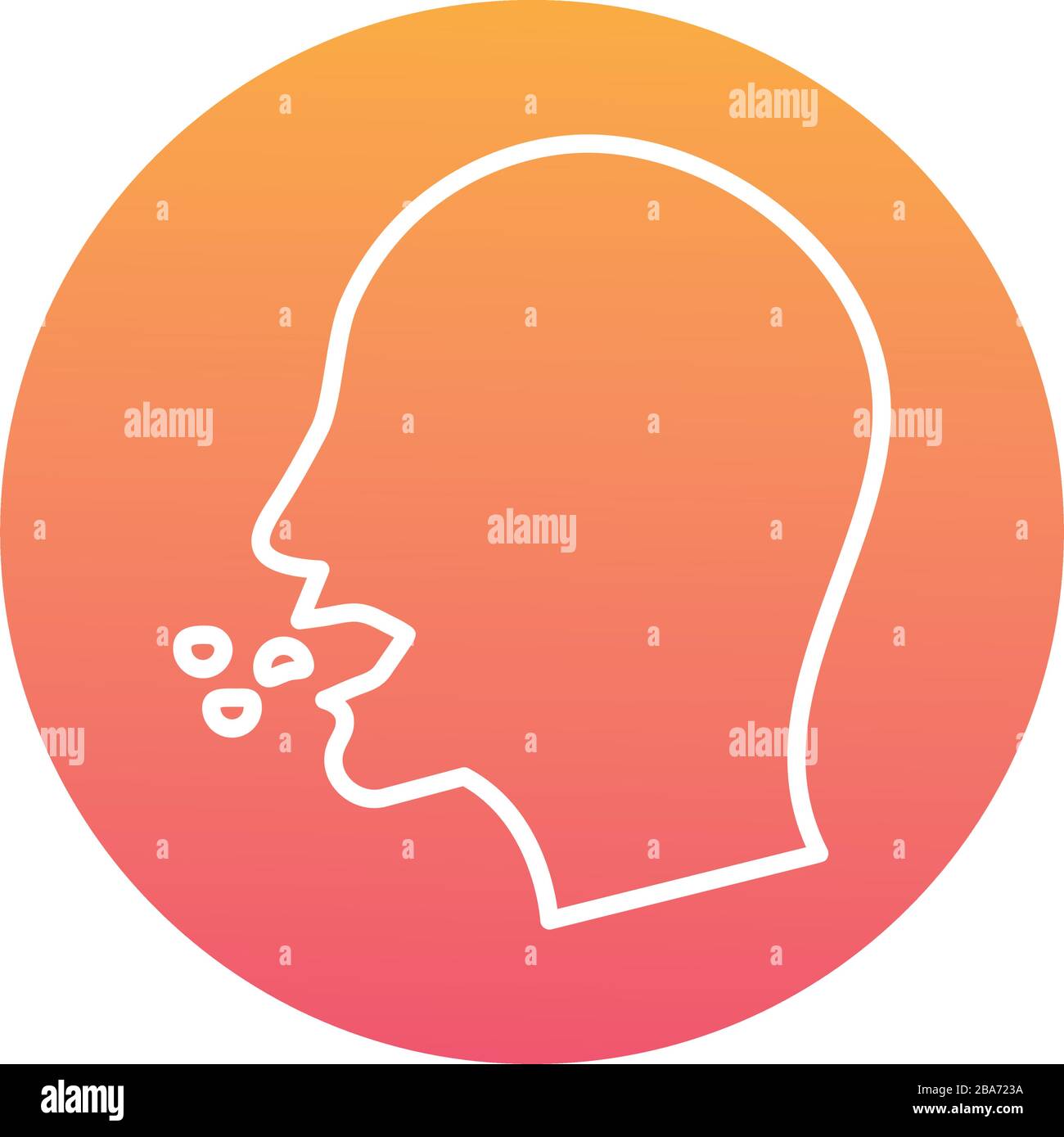 Block nose Stock Vector Images - Alamy