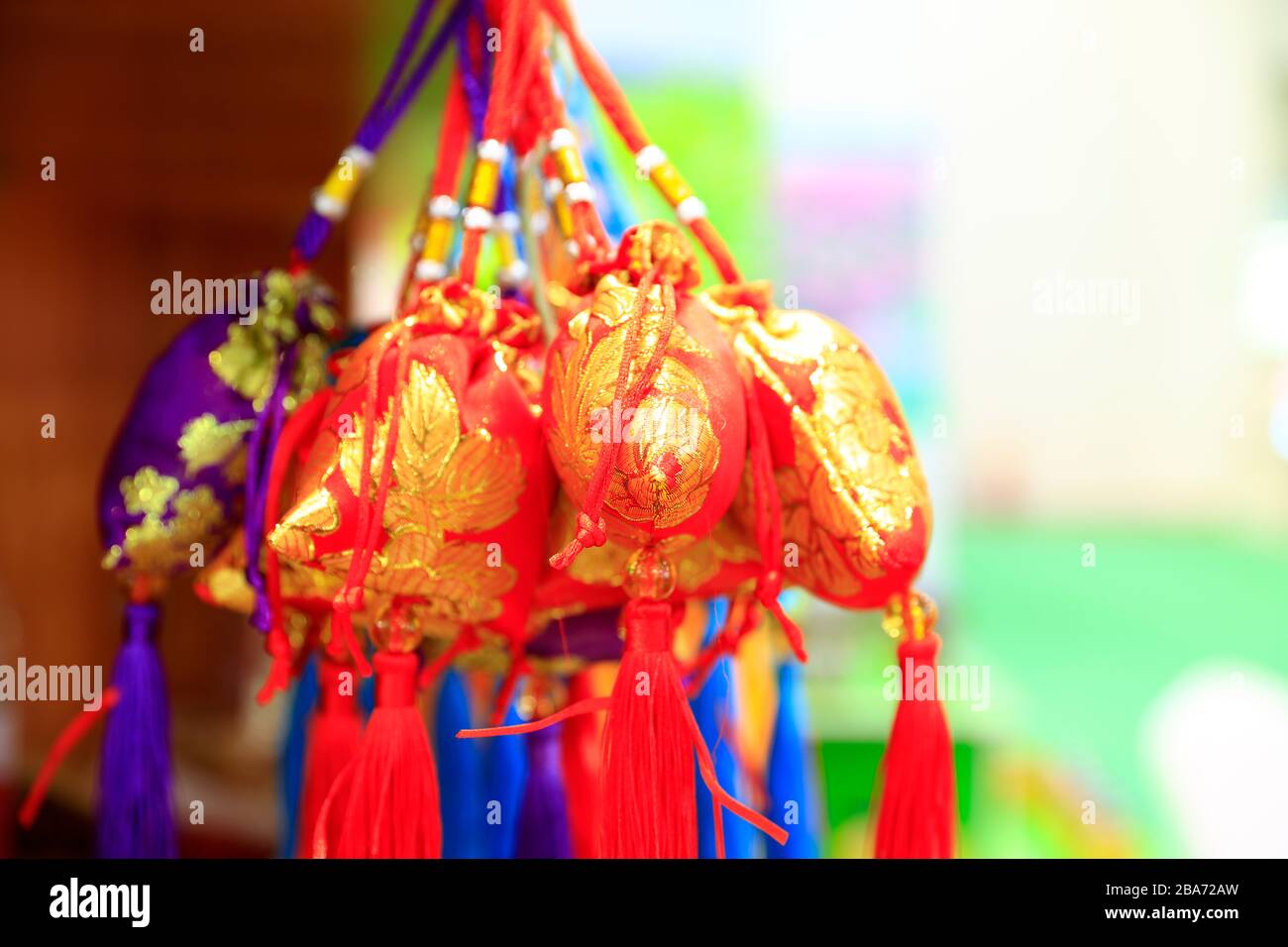 Traditional Chinese pendant，A close-up Stock Photo - Alamy