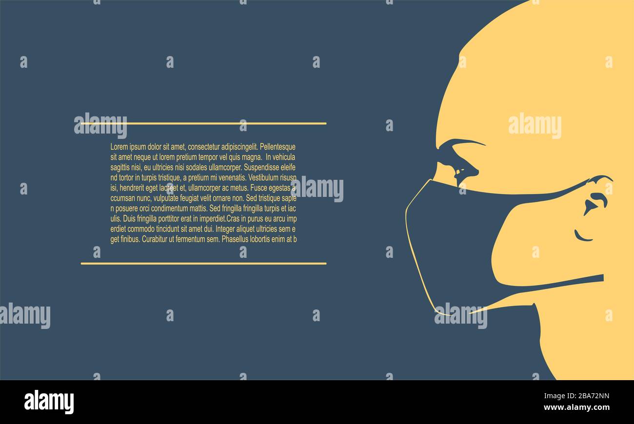 human wearing a medical mask Stock Vector Image & Art - Alamy