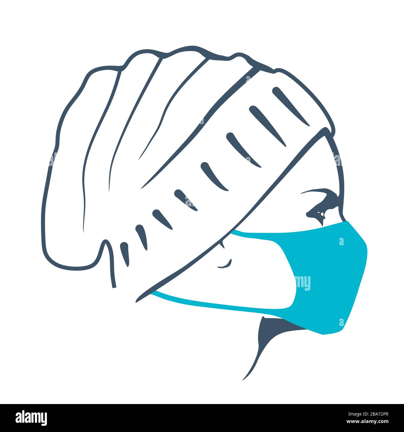 human wearing a medical mask Stock Vector Image & Art - Alamy