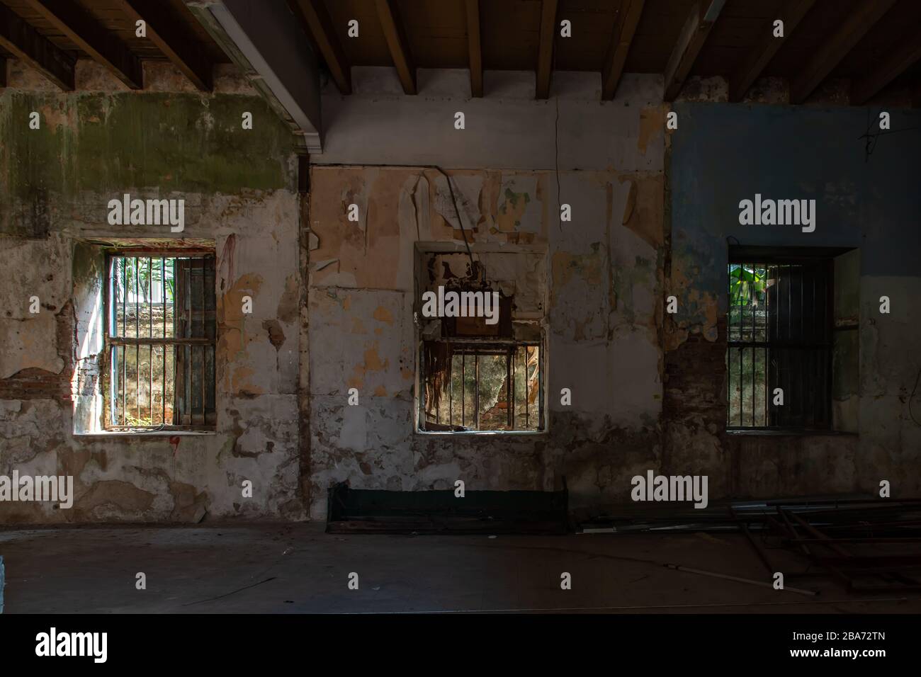 Bangkok, Thailand - Feb 2, 2020 : Abandoned buildings : Within the old ...