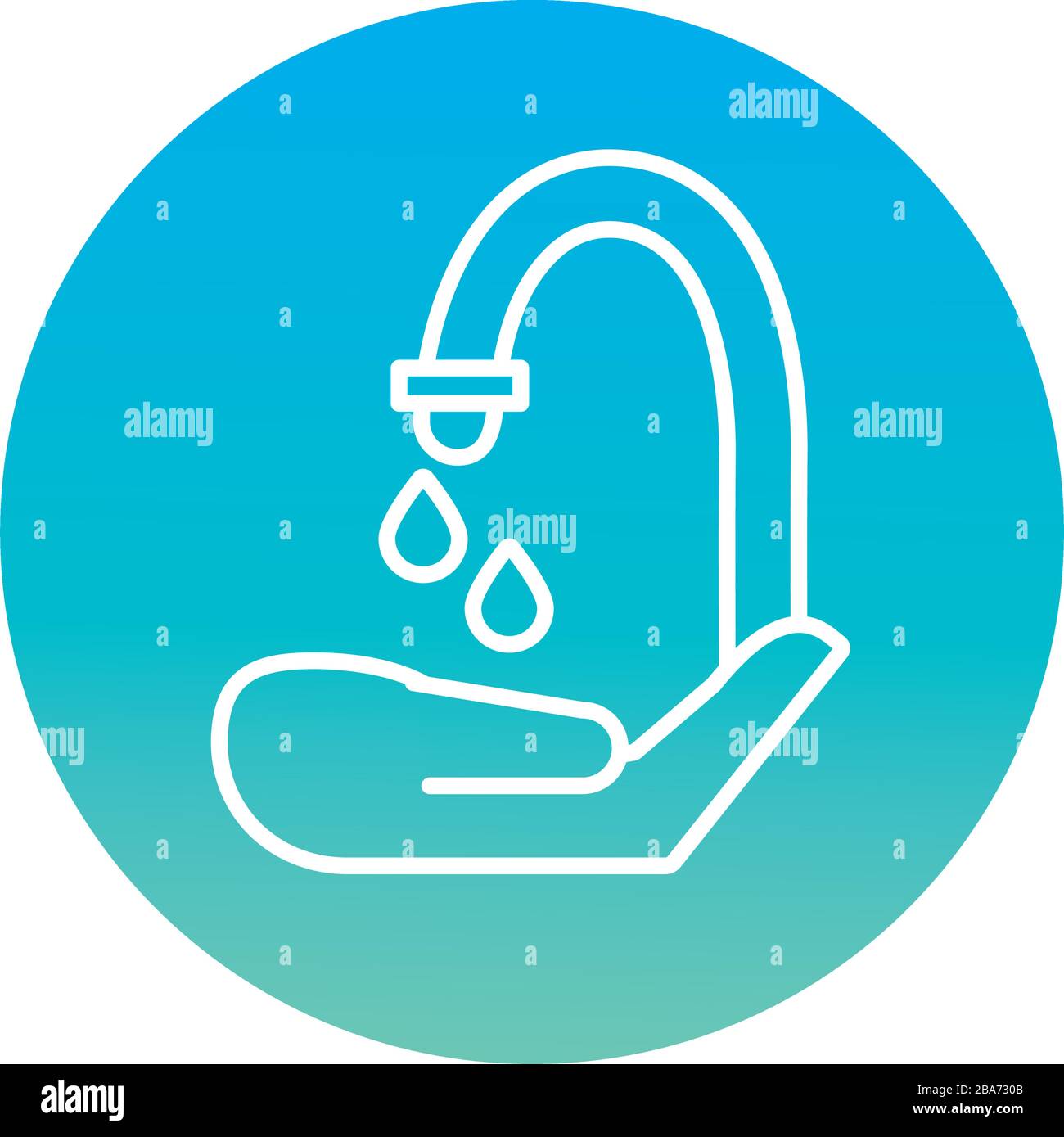 hand washing block style icon Stock Vector Image & Art - Alamy
