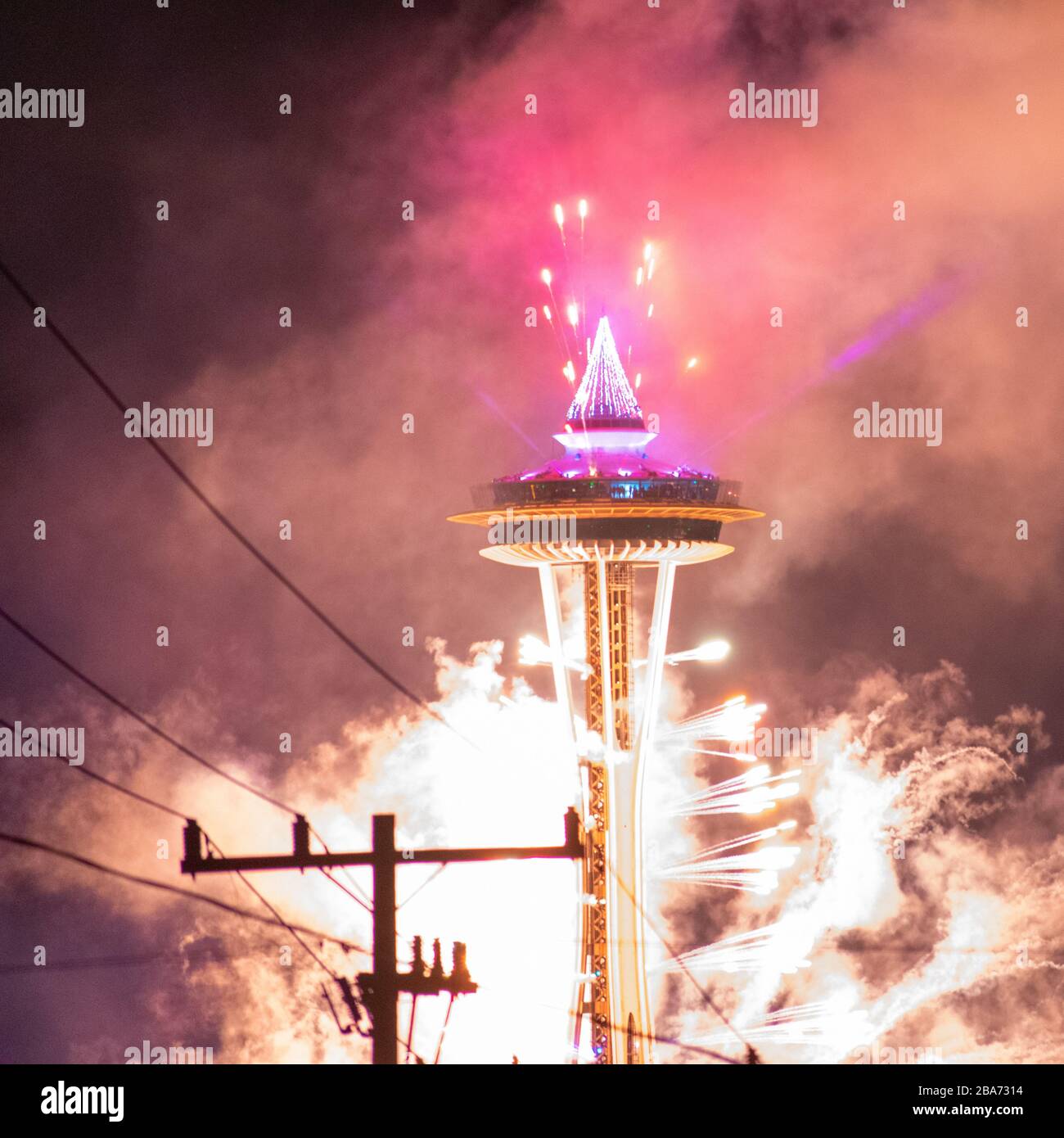New Years's Day 2019 at the Space Needle Stock Photo - Alamy
