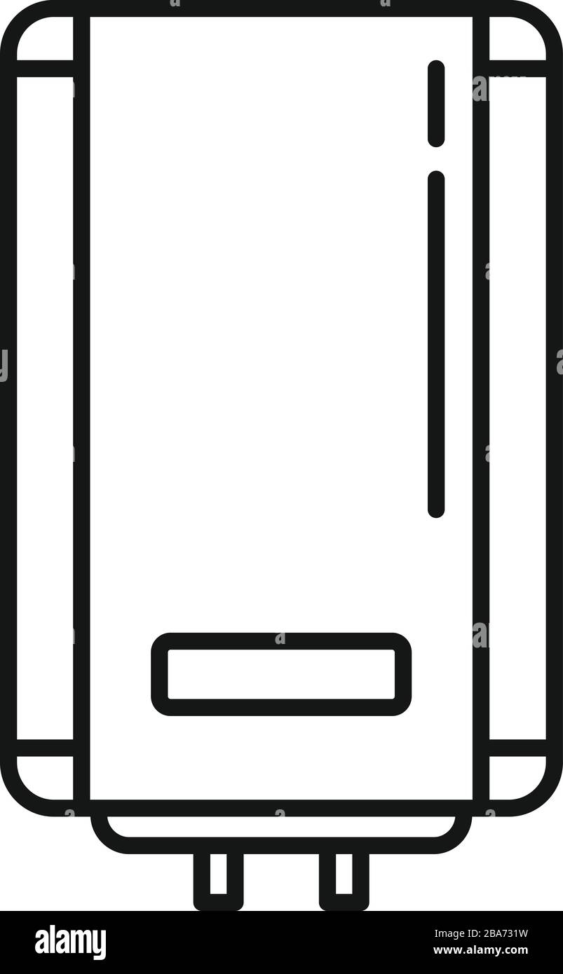 Boiler service icon. Outline boiler service vector icon for web design ...