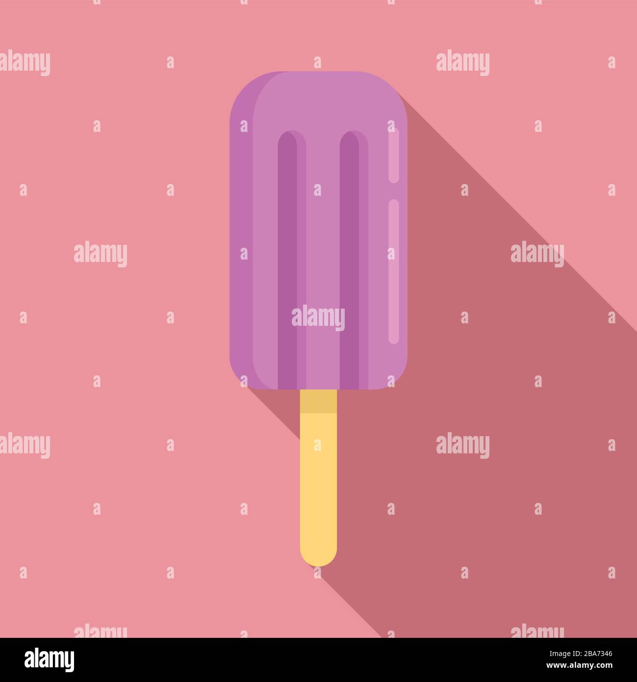 Freeze popsicle icon. Flat illustration of freeze popsicle vector icon ...