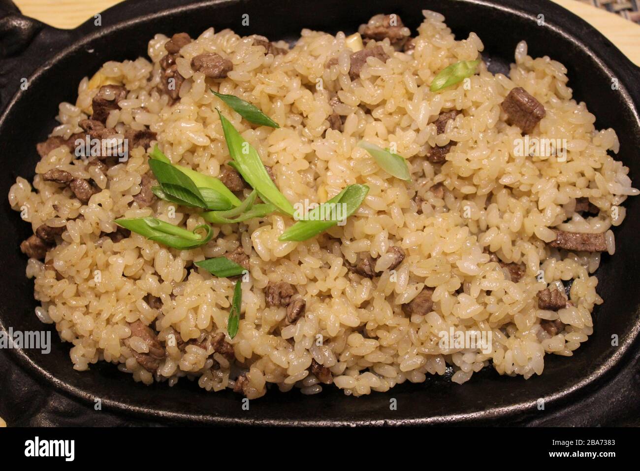Black pepper roast beef rice hi-res stock photography and images - Alamy