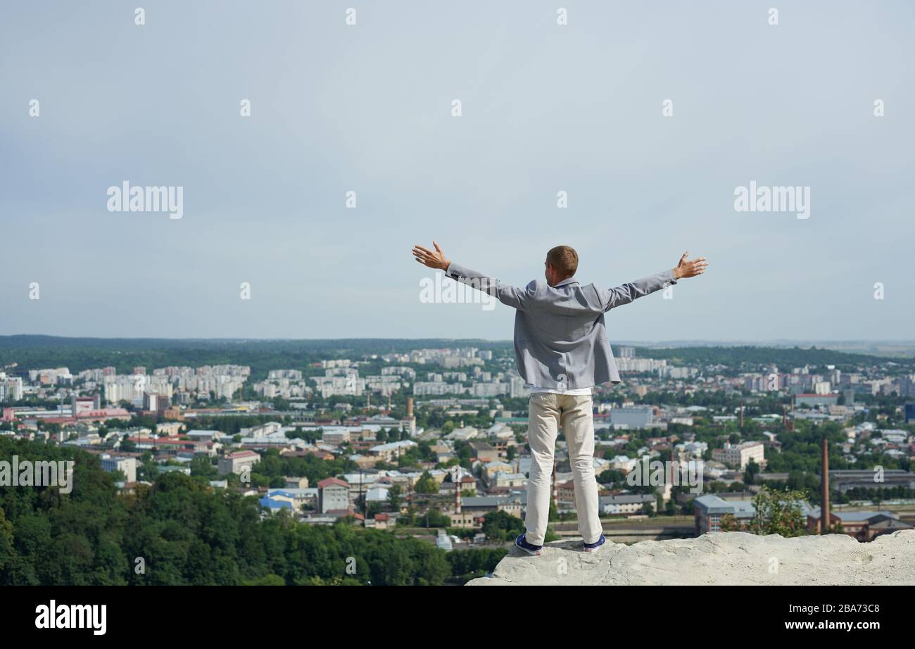 Hand open top view hi-res stock photography and images - Alamy