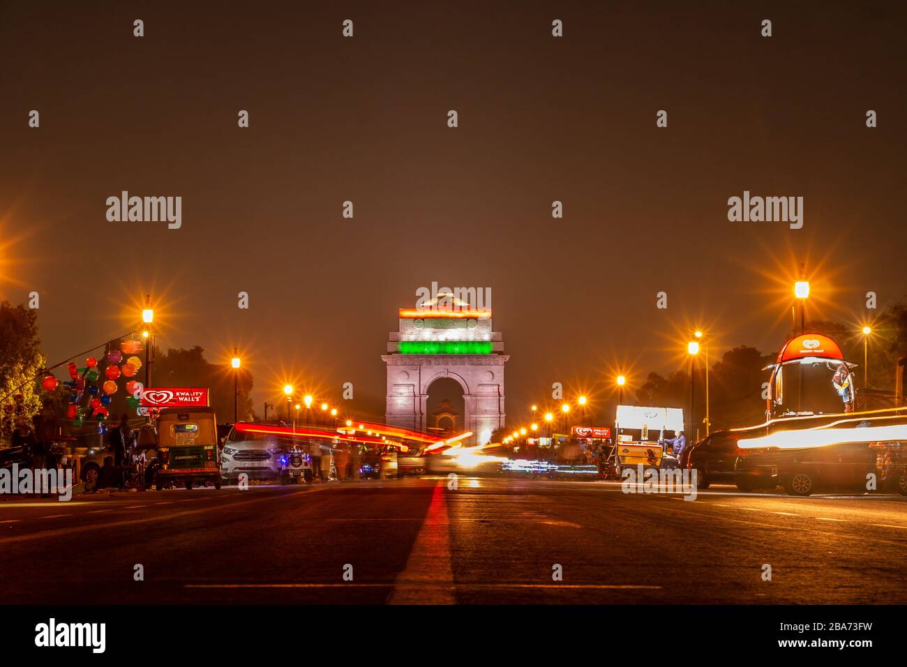 India gate lights night new hi-res stock photography and images - Alamy