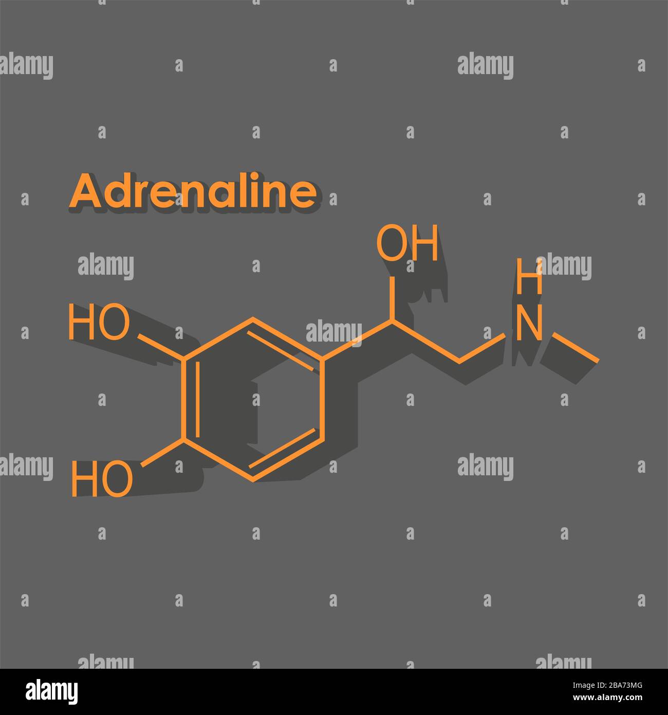 Formula hormone adrenaline Stock Vector Image & Art - Alamy