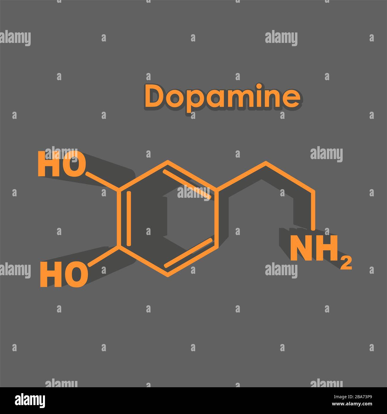 Formula hormone dopamine Stock Vector Image & Art - Alamy
