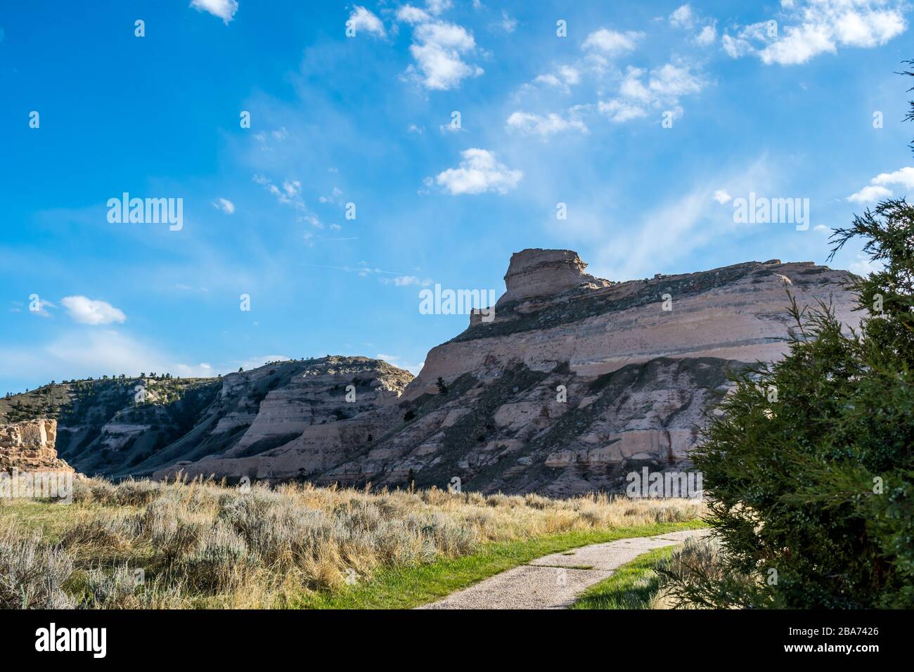 Scotts bluff national monument view hi-res stock photography and images ...