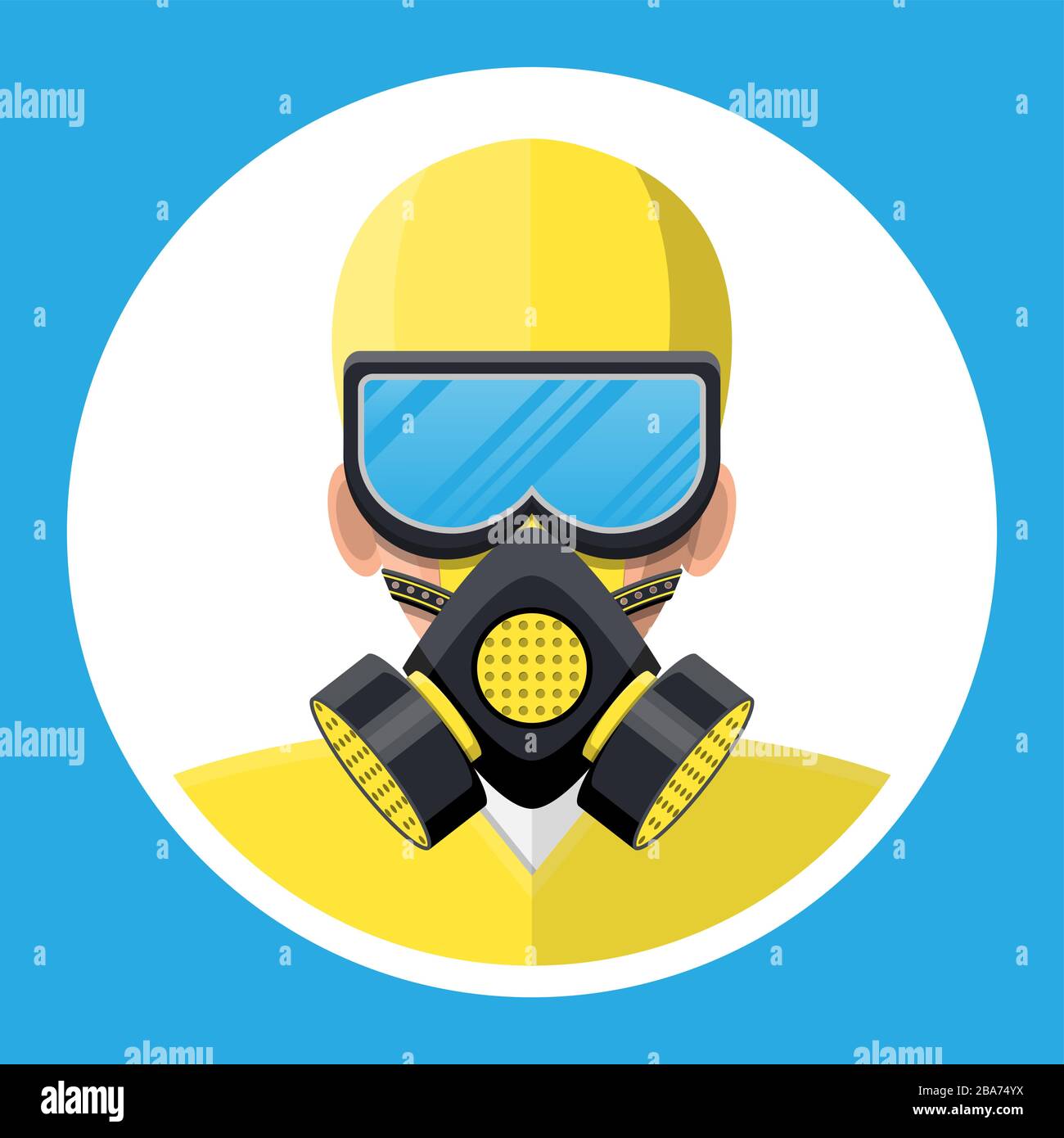 Man in hazard suit Stock Vector Images - Alamy