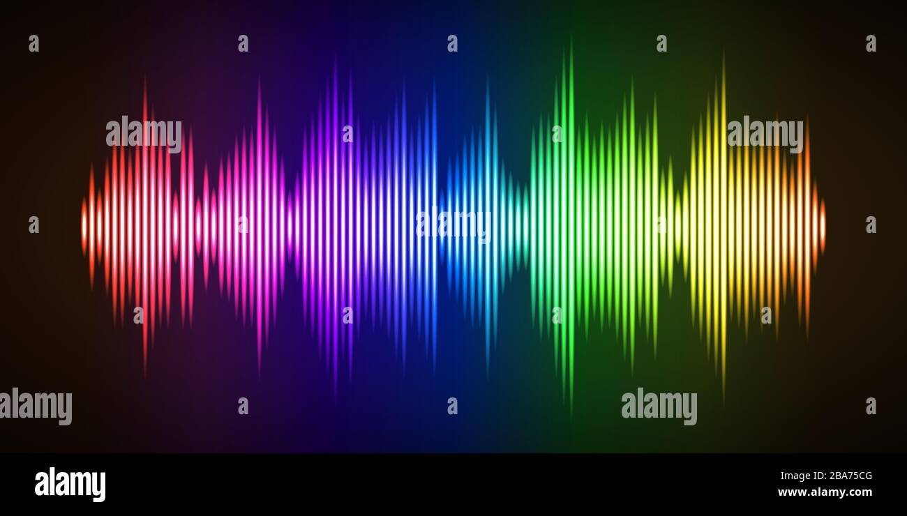 Colorful sound wave background Stock Photo - Alamy