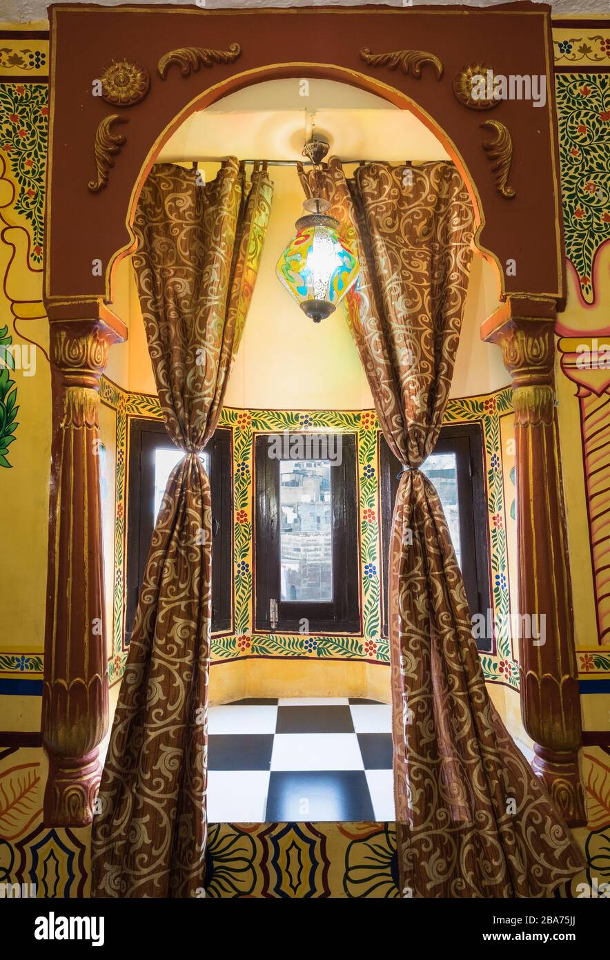 Haveli interior Jodhpur Rajasthan India Stock Photo - Alamy