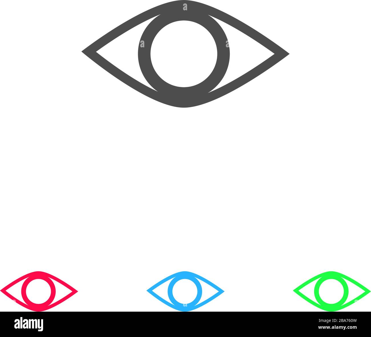 Eye of each color Stock Vector Images - Alamy