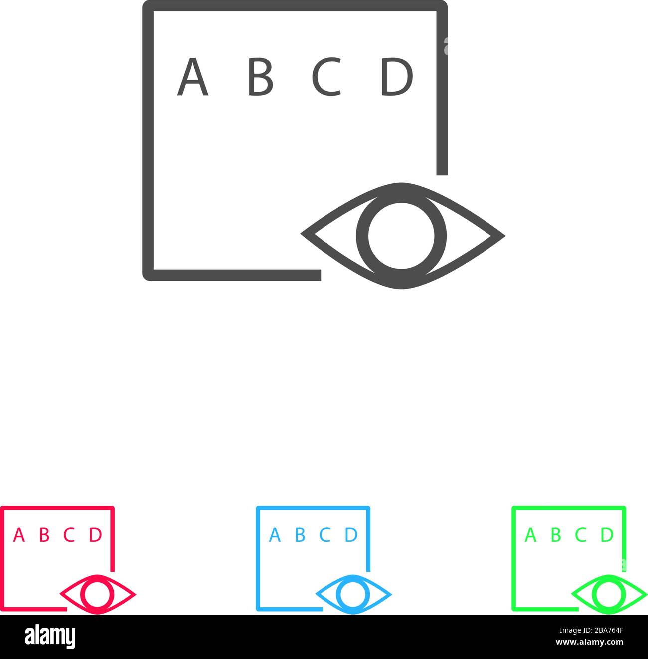 Color blindness test chart hi-res stock photography and images - Alamy