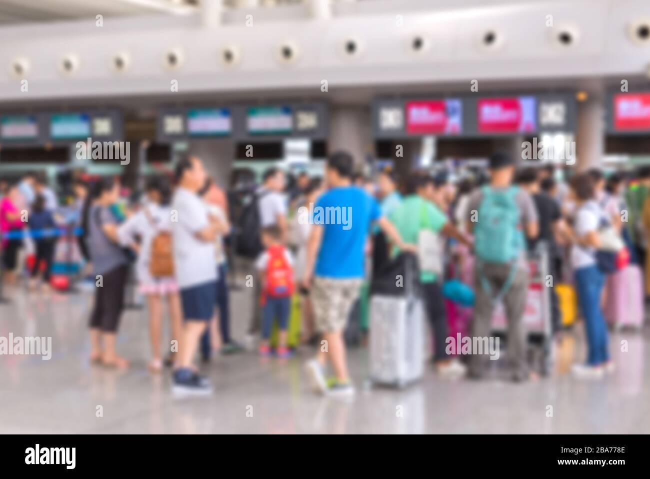 Terminal check in blur hi-res stock photography and images - Alamy