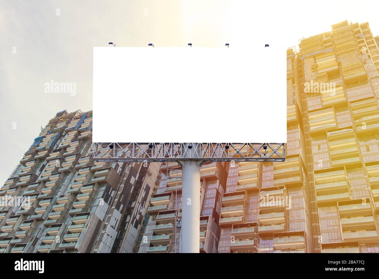 billboard or advertising poster for advertisement concept with city ...