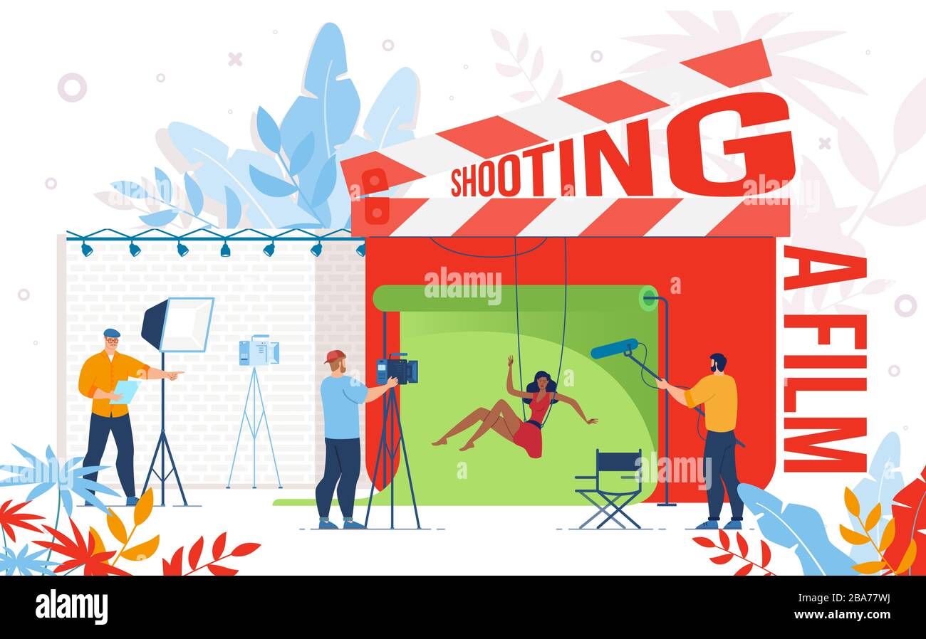 Movie Making Professionals Work Vector Concept Stock Vector Image & Art ...