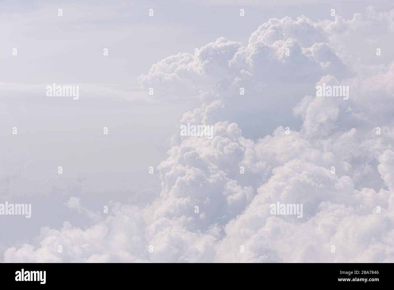 Blue sky and Clouds as seen through window of aircraft Stock Photo - Alamy