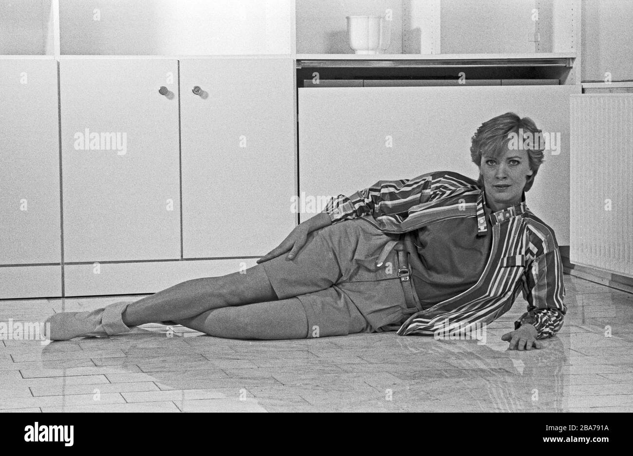 Fotoshooting mit der schwedischen Sängerin Siw Inger, Deutschland um ...