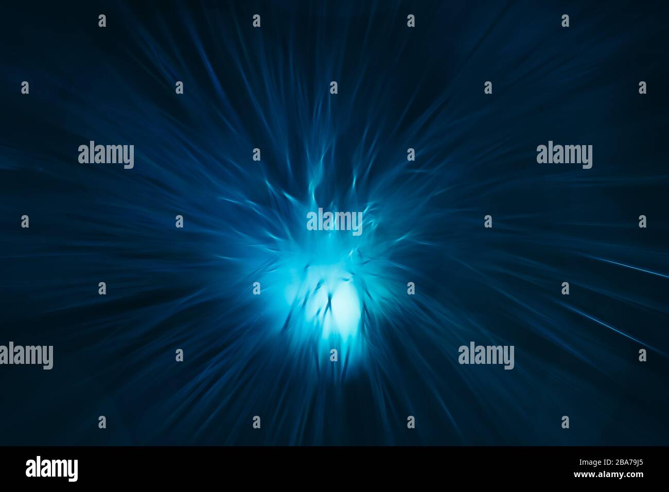 Beautiful abstract blue collapse background on a dark Stock Photo - Alamy