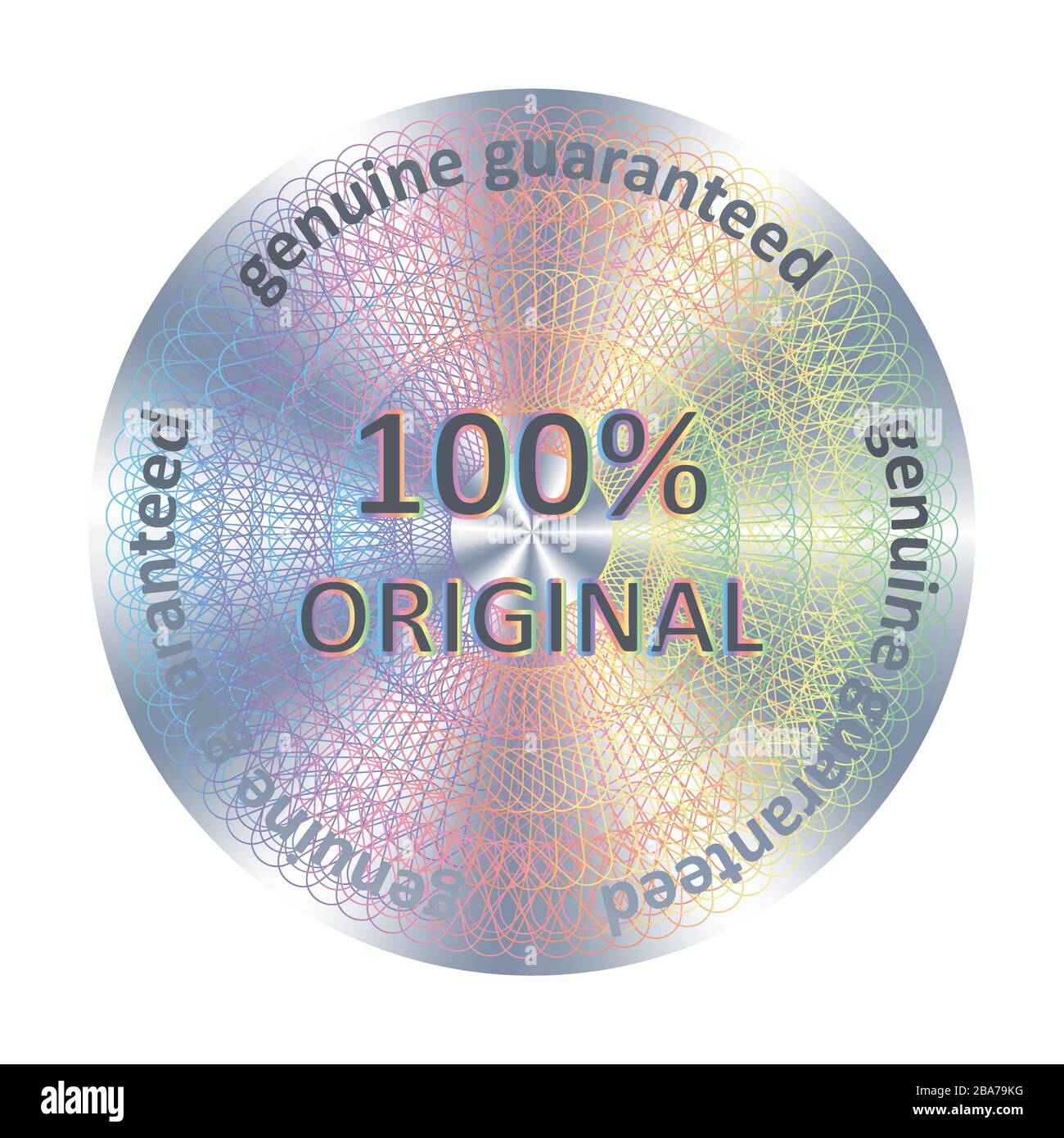 Original round hologram realistic Cut Out Stock Images & Pictures - Alamy