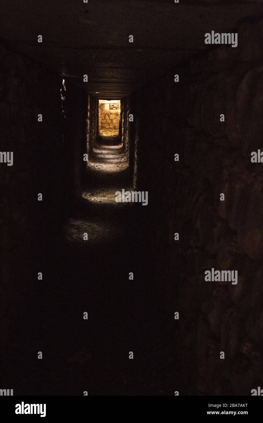 Vertical shot of an underground pathway Stock Photo - Alamy