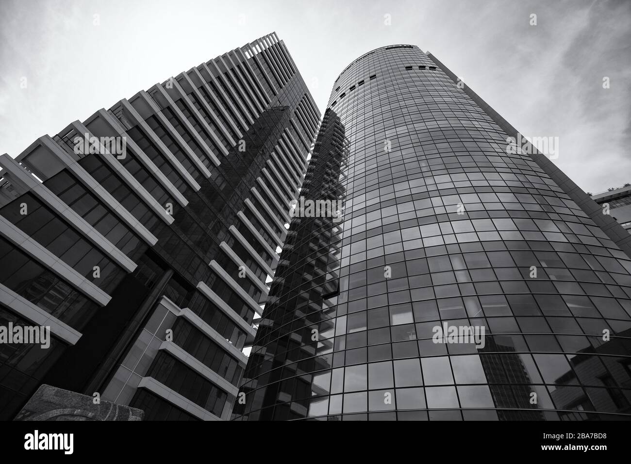 Tall building with beautiful architecture in Tel Aviv, Israel Stock ...