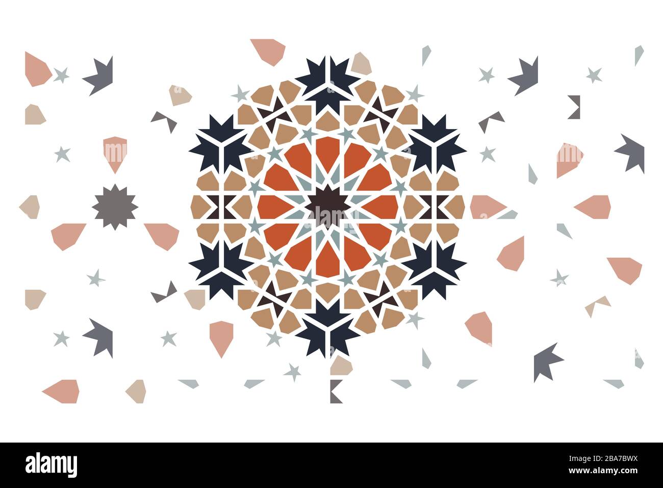 Tile mosque geometric art hi-res stock photography and images - Alamy