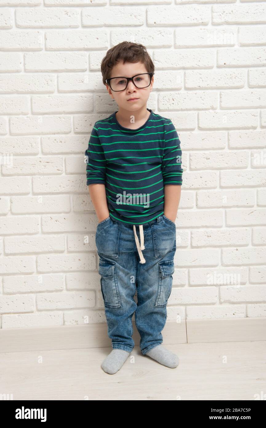 Black boy brick wall hi-res stock photography and images - Alamy