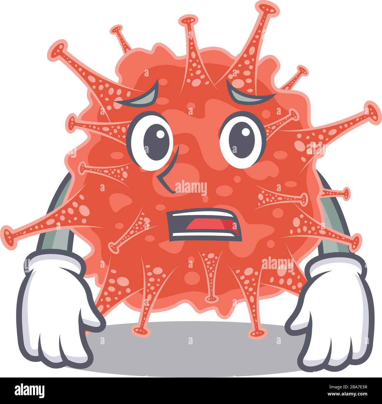 Anxious Cartoon Face